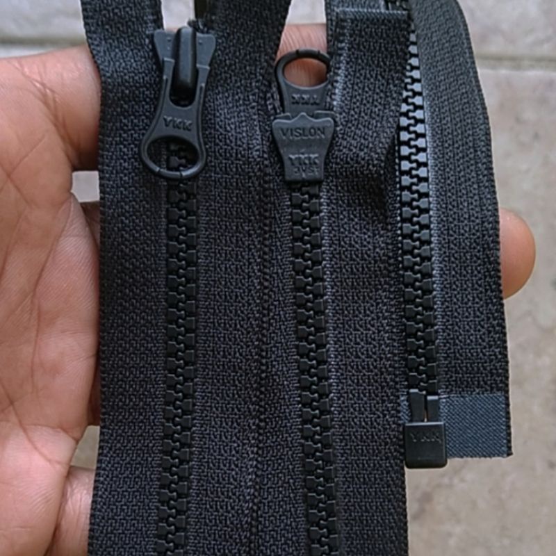 Jual Resleting Jaket no 5 YKK & Korea Gigi Jagung Vislon 40 s/d 90 cm | Shopee Indonesia