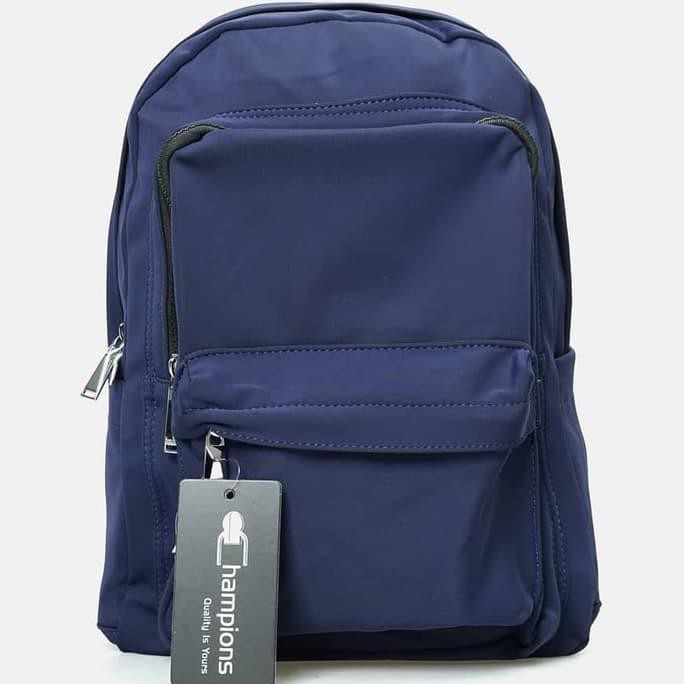 Jual TAS RANSEL PRIA IMPORT BESAR BACKPACK WANITA 2 RUANG CHAMPIONS ...