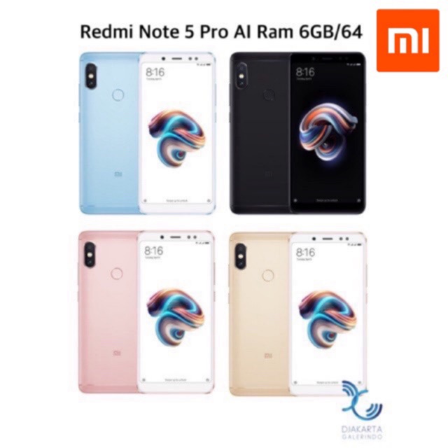 Jual Xiaomi Redmi Note 5 PRO 3/32GB - 4/64GB - 6/64GB - 6/128GB (32 ...