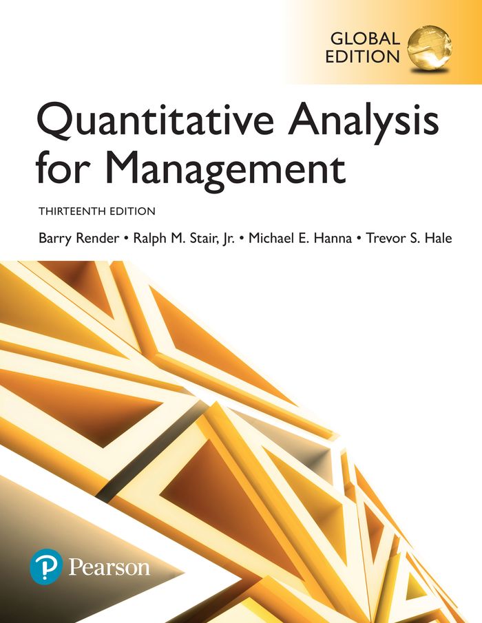 Jual Quantitative Analysis for Management Thirteenth Edition - Ralph ...