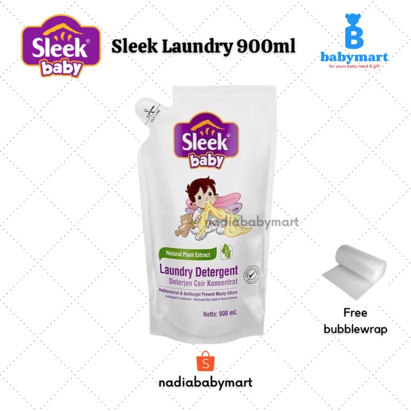 Jual SLEEK BABY LAUNDRY DETERGENT 900ML | Shopee Indonesia
