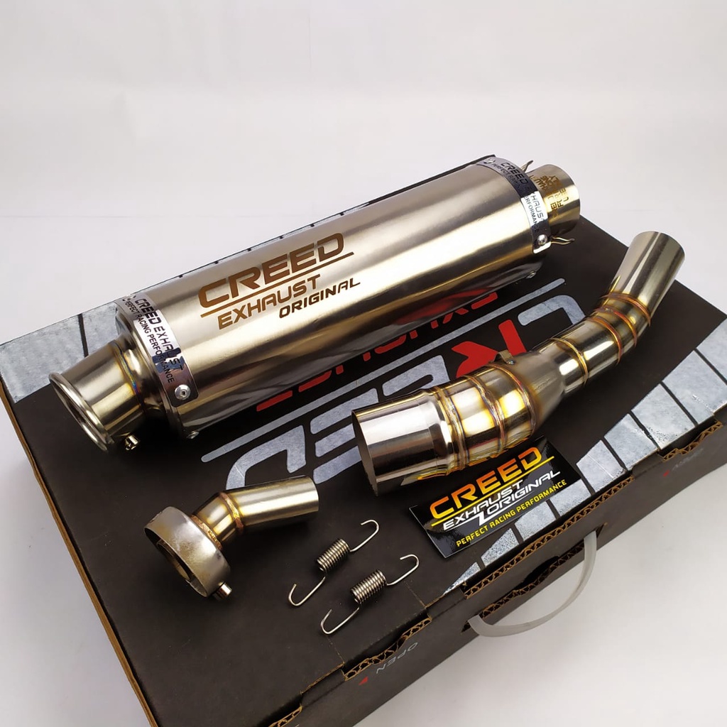 Jual ORIGINAL KNALPOT RACING CREED EXHAUST + SLIP ON + DB KILLER FOR ...