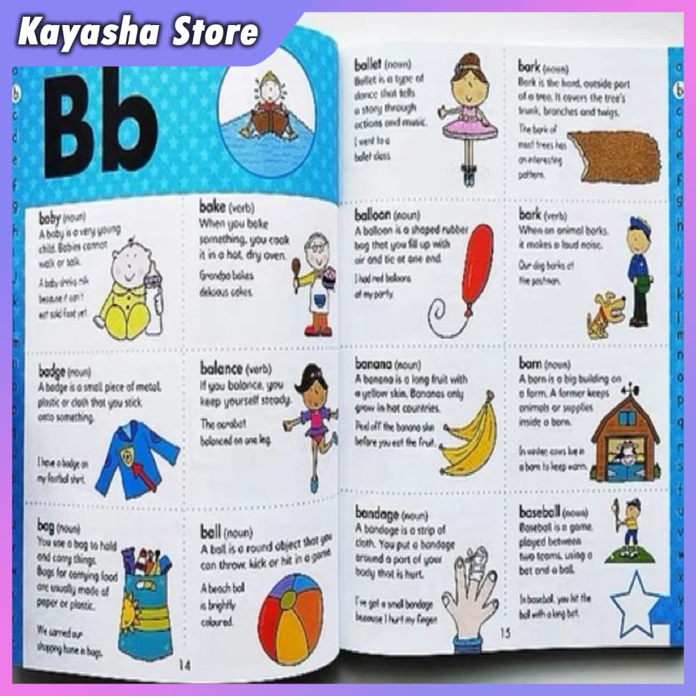 Jual KYS GOLD STARS MY PICTURE THESAURUS MY PICTURE DICTIONARY KAMUS ...