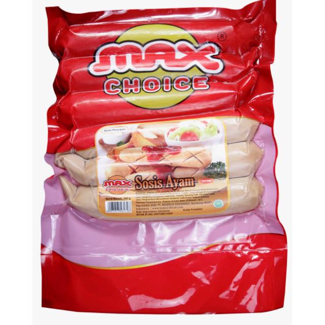 Jual Max choice sosis jumbo rasa ayam/max sosis jumbo ekonomis | Shopee ...