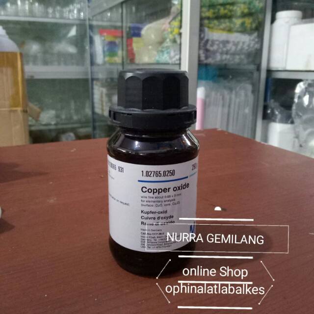 Jual Copper Oxide 1.02765.0250 Merck Tembaga oksida | Shopee Indonesia