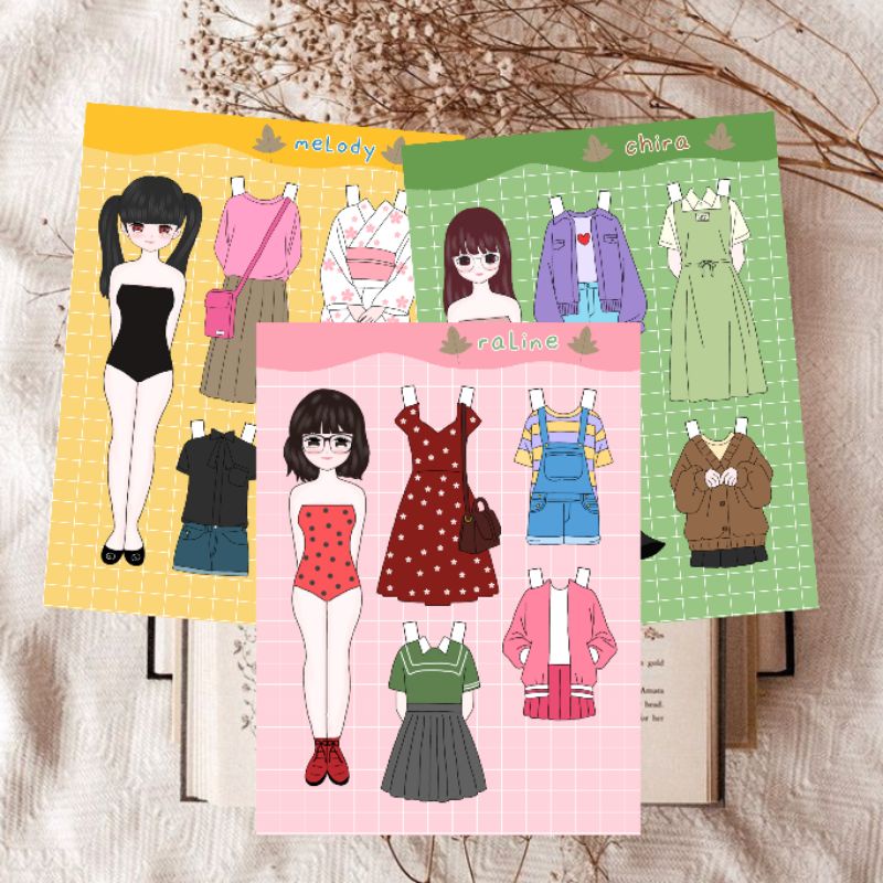 Jual BONGKAR PASANG KERTAS / BAJU-BAJUAN / PAPERDOLL / MAINAN JADUL ...