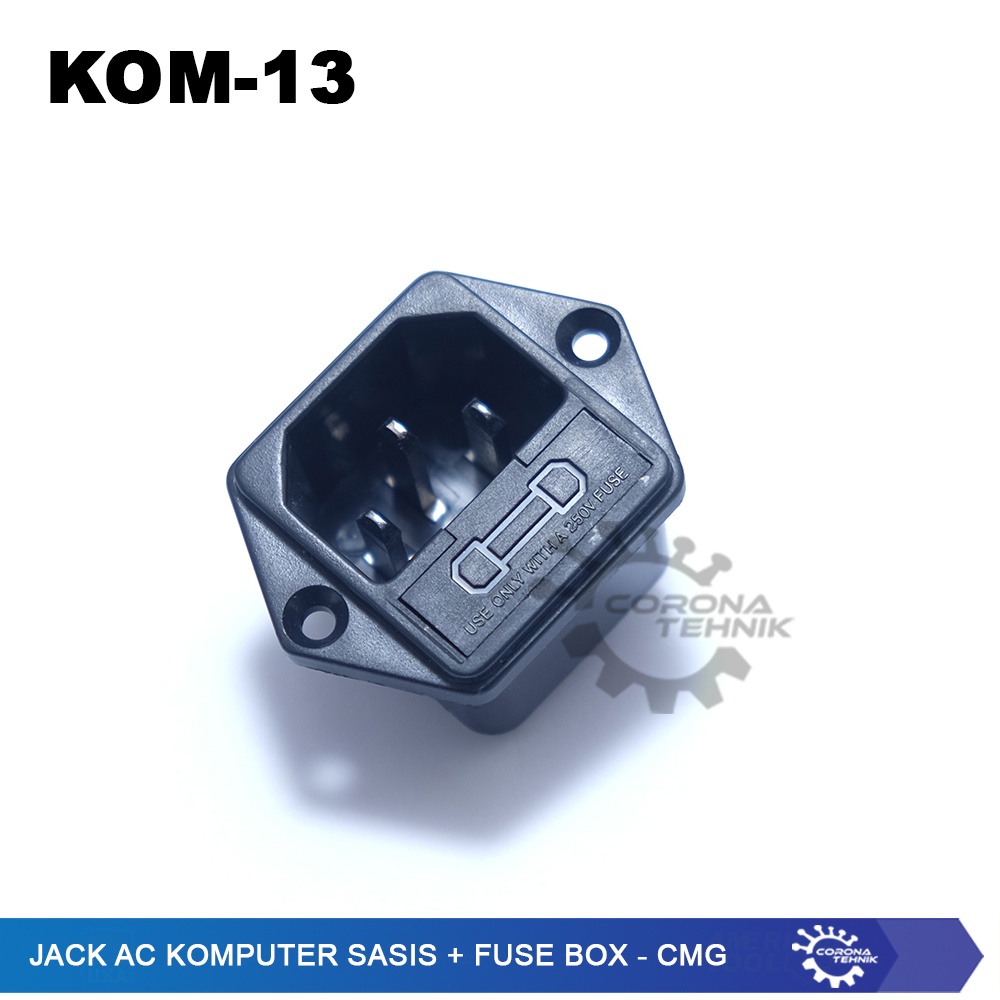 Jual CMG - Jack AC Komputer Sasis + Fuse Box | Shopee Indonesia