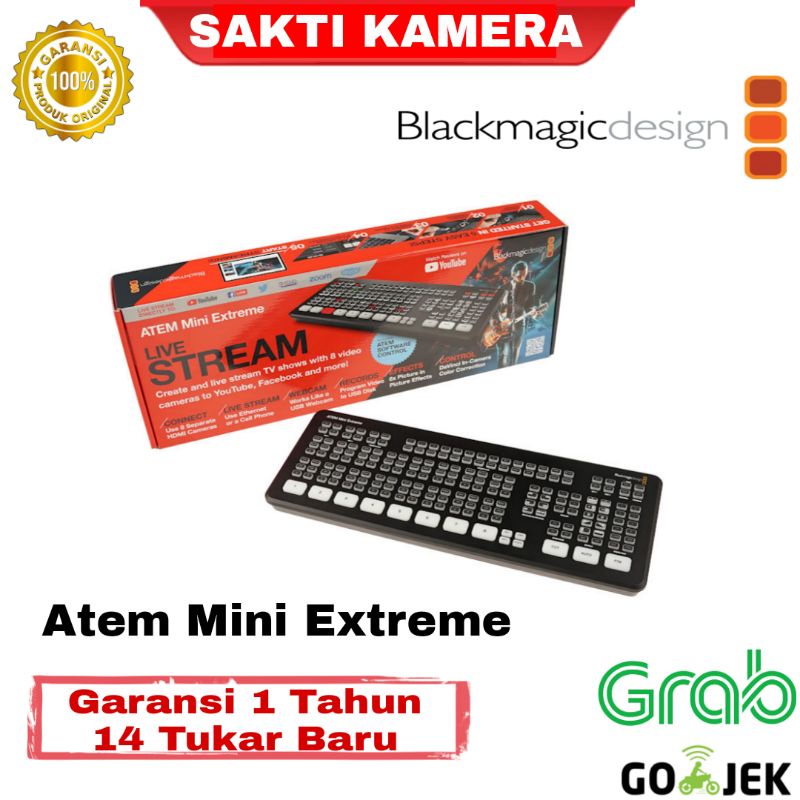 Jual Blackmagic Design ATEM Mini Extreme Mixer Live Streaming 8 Input ...