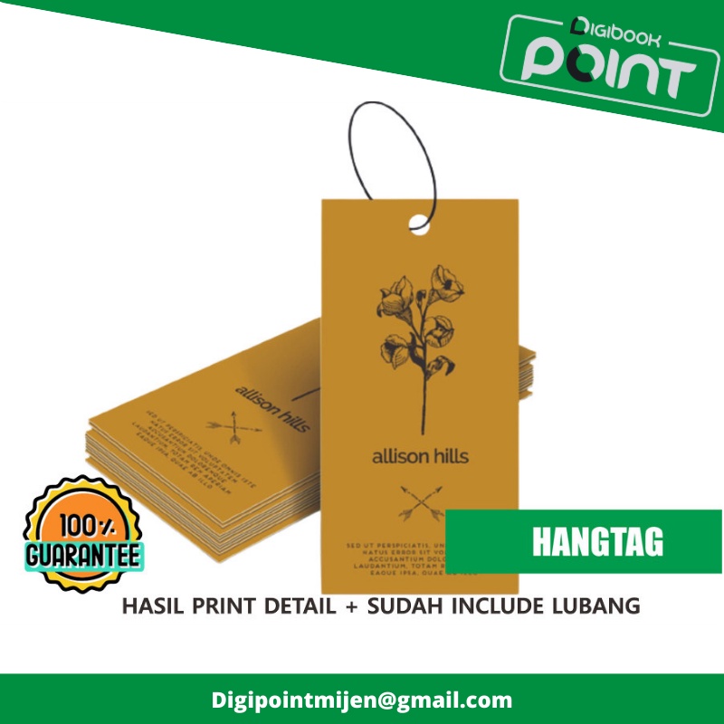 Jual Cetak Hang Tag / Price Tag / Label Harga / Label Baju Custom Pola | Shopee Indonesia