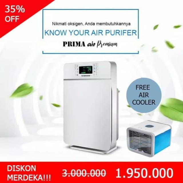 Jual AIR PURIFIER PRIMA AIR PREMIUM (Penjernih Udara Ruangan) | Shopee ...