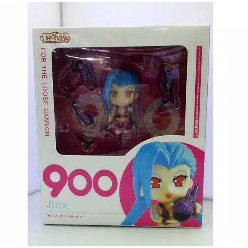Jual Action Figure League Of Legends Jinx Lol Lucu Nendoroid 900 ...