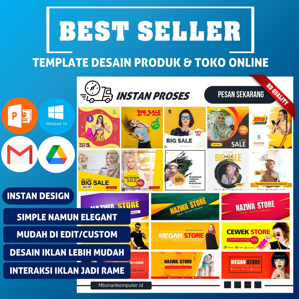 Jual Template Desain Toko Online Lengkap Desain Toko Online Desain ...