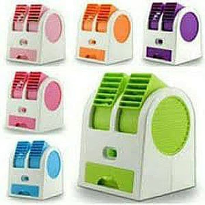 Jual AC Duduk Double Fan AC Mini Air Condition Portable 2 Pintu Jendela ...