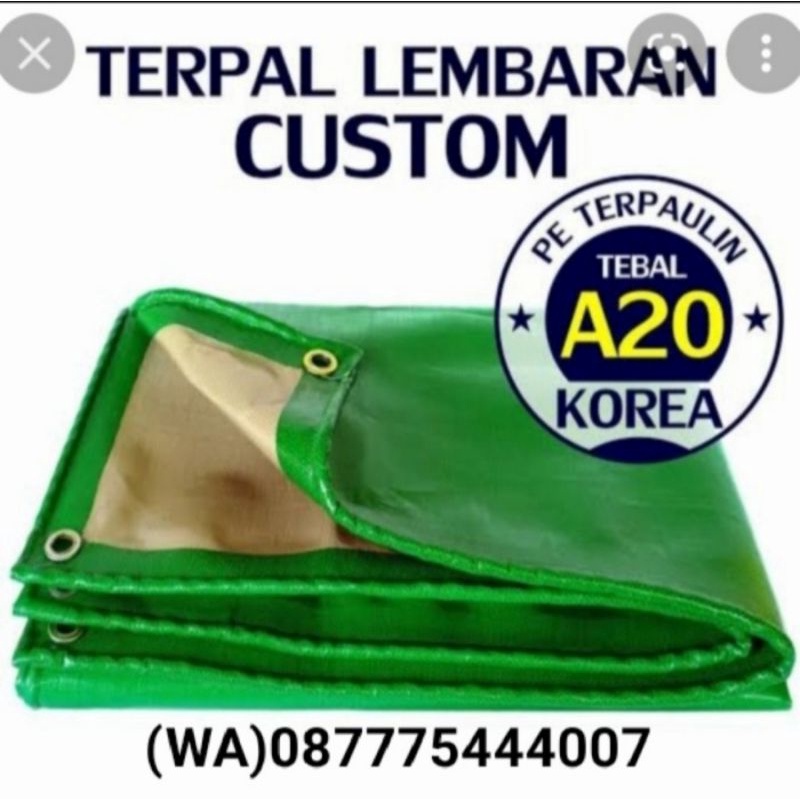 Jual terpal plastik A20 korea 6×6 meter | Shopee Indonesia