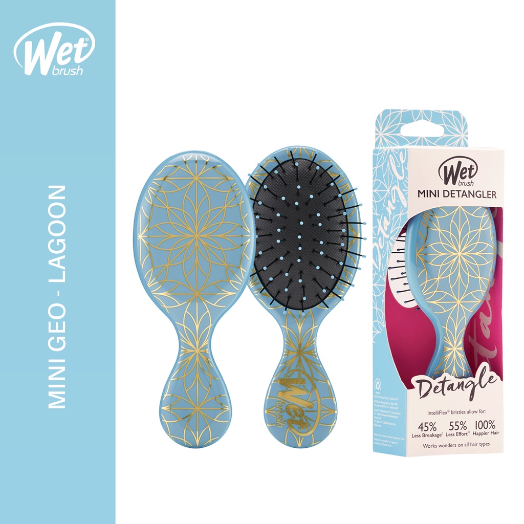 Jual The Wet Brush Mini Geo Lagoon | Shopee Indonesia