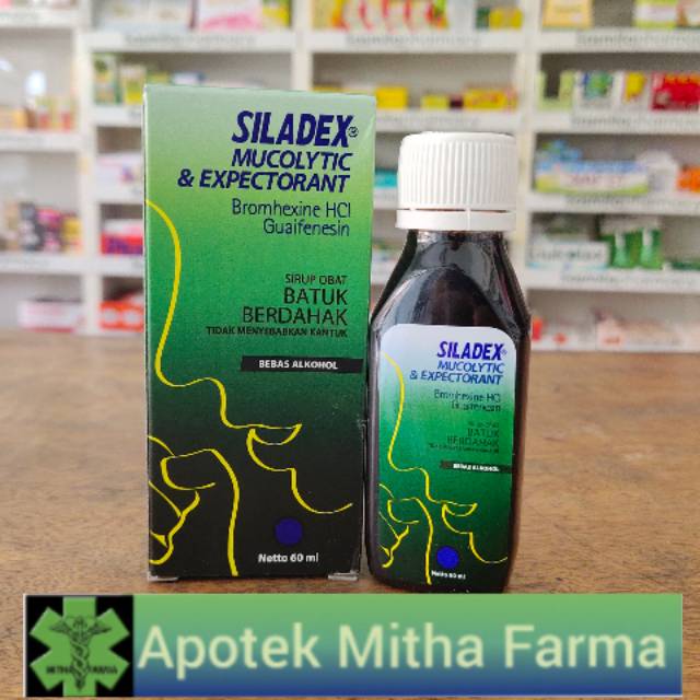 Jual SILADEX ME MUCOLITYC EXPECTORANT 60ML | Shopee Indonesia