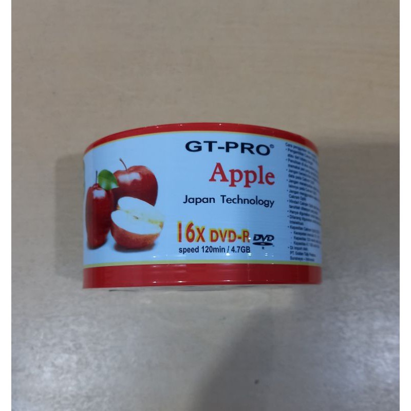 Jual DVD-R GT Pro Apple / DVD Blank GT Pro Apple / DVD Kosong GT Pro ...