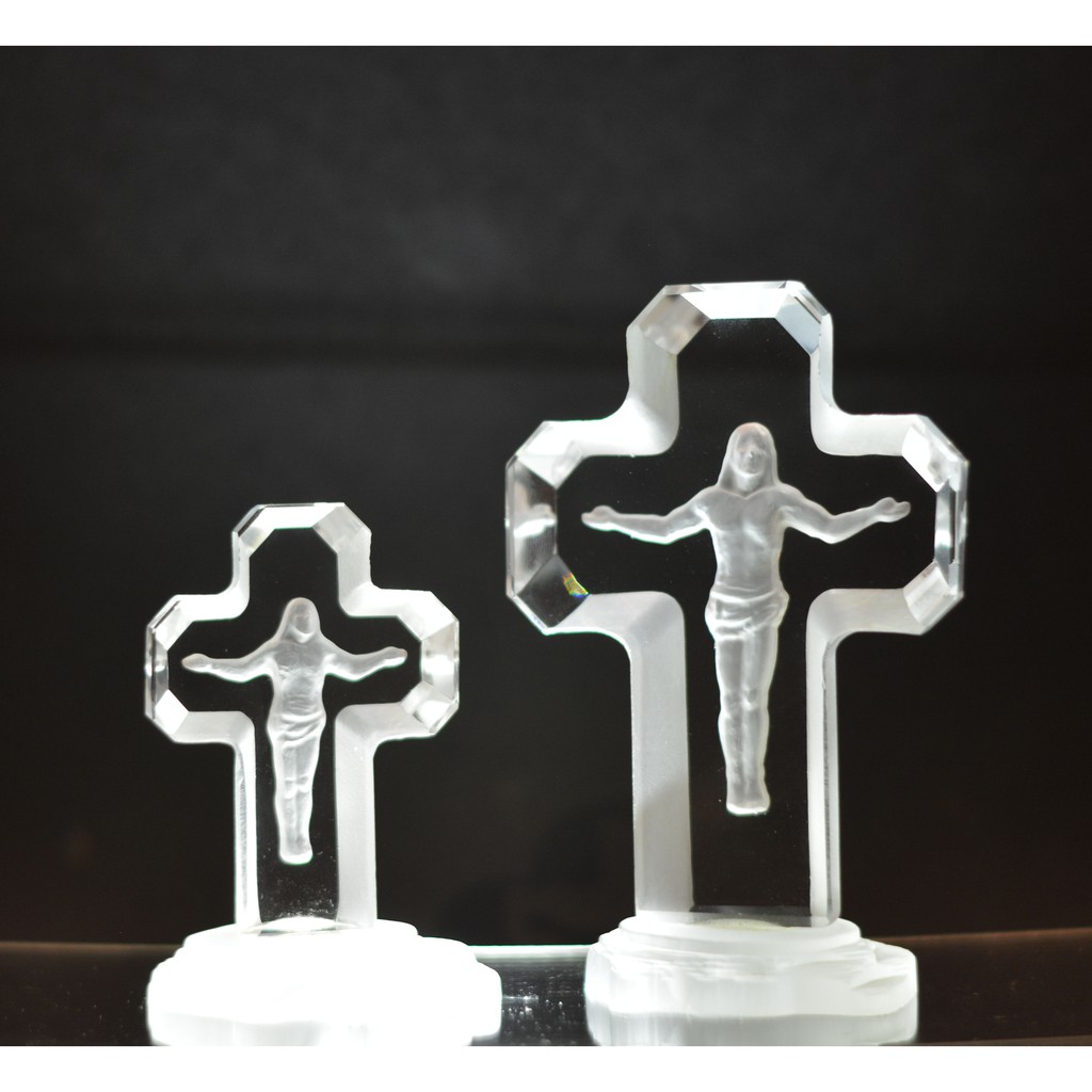 Jual Crystal Salib 3D | Shopee Indonesia