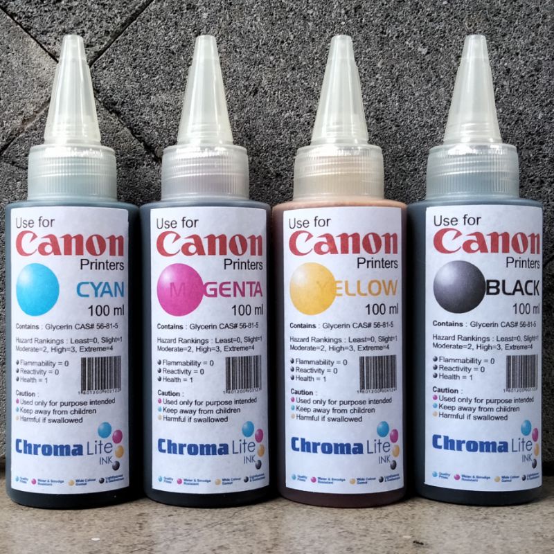 Jual Tinta Printer Infus, ChromaLite MAGENTA 100ml for CANON, Tinta ...