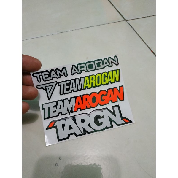 Jual stiker cutting team arogan satu set | Shopee Indonesia