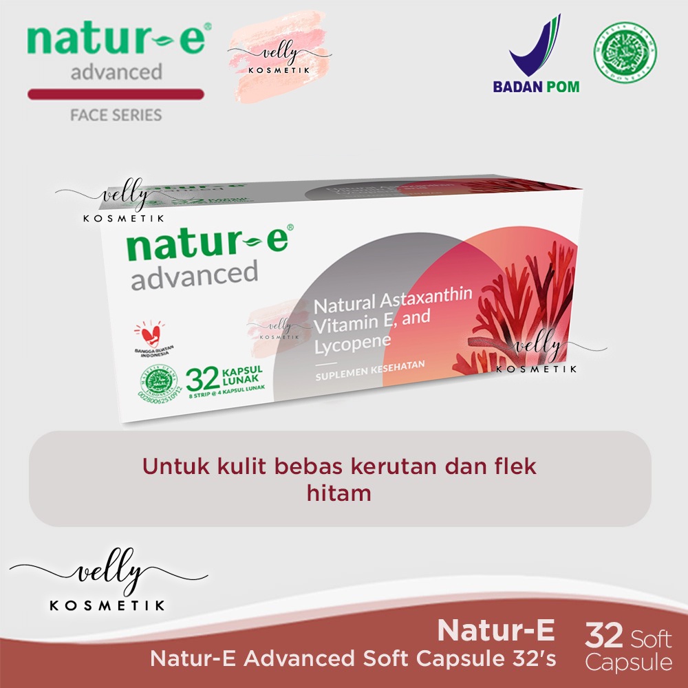 Jual NATUR-E Vitamin Soft Capsule Natur E White 100IU 300IU Advanced ...