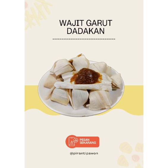 Jual Wajit Garut dadakan oleh oleh khas garut | Shopee Indonesia