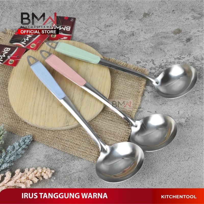 Jual Irus Stainless / centong sayur stainless warna | Shopee Indonesia