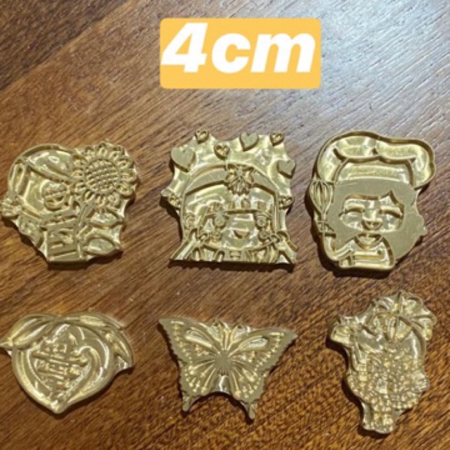 Jual New Item ! Paket Cake Hot Stamp ( Logo 2 pcs + Gagang / Holder ...