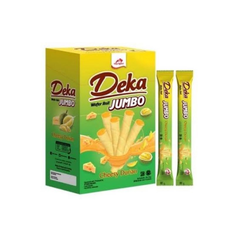 Jual Deka Roll Jumbo Cheesy Durian ( isi 20 pcs @16gr ) | Shopee Indonesia
