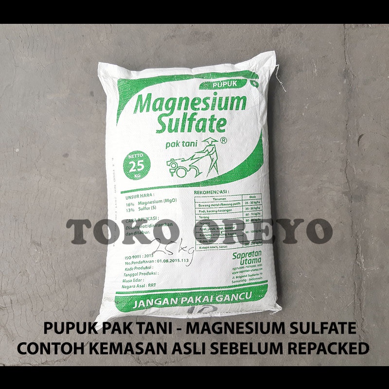 Jual PUPUK MAGNESIUM SULFATE PAK TANI REPACK 1 KG | Shopee Indonesia