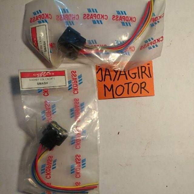 Jual 1 Socket CDI Smash Satria 2T 2Tak FU 150 Thunder Old New Spin ...