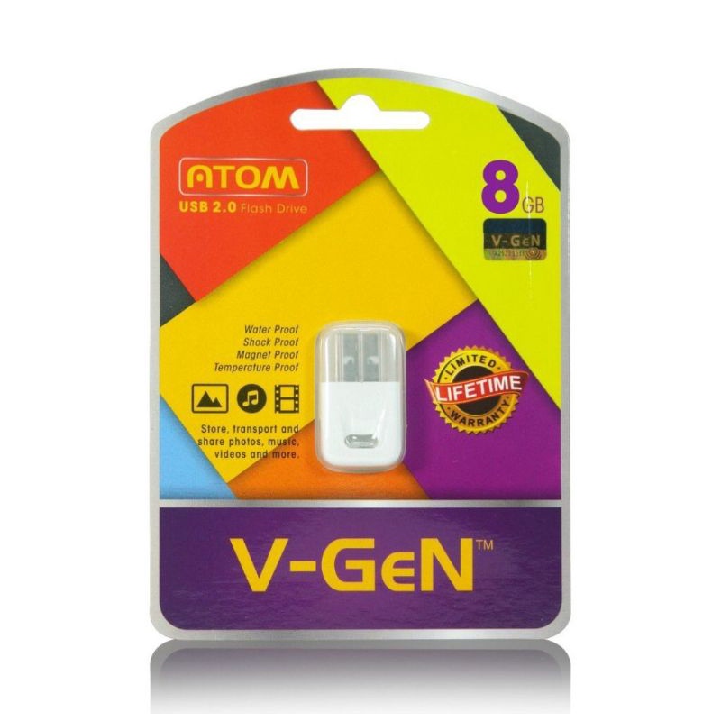 Jual USB Flashdisk ATOM 8GB 16GB 32GB 64GB Water Proof ORIGINAL BY V ...