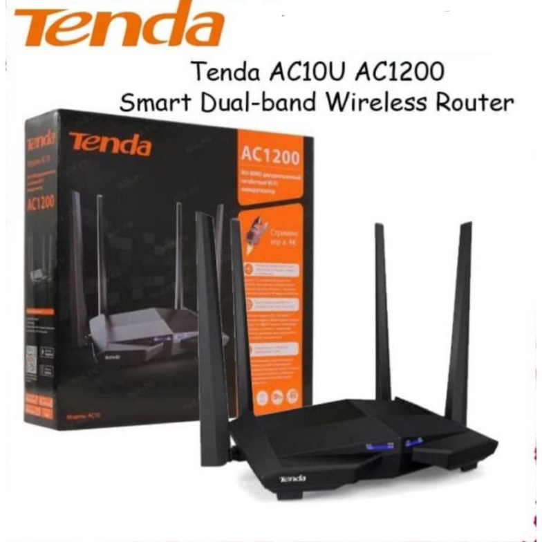 Jual TENDA AC 10U AC1200 Smart Dual Band Gigabyte Wireless Router ...