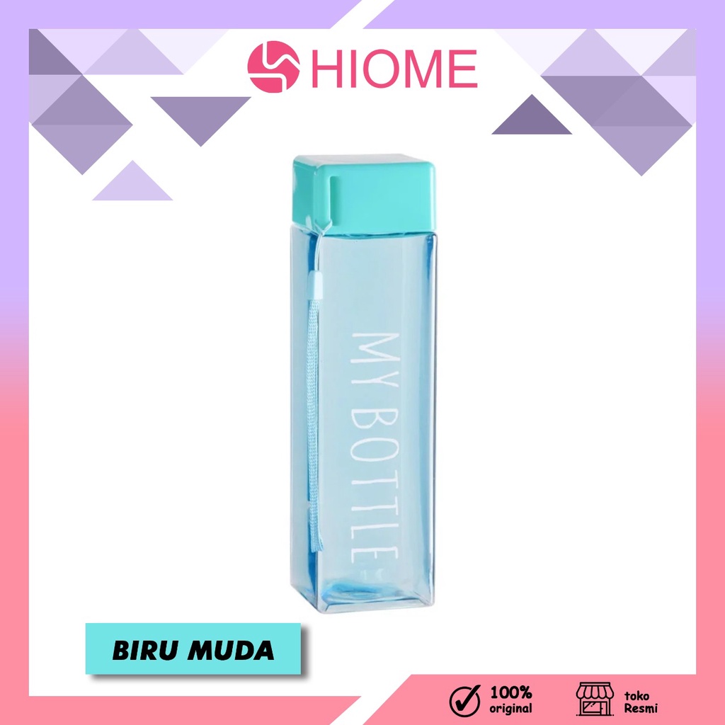 Jual HIOME My Bottle Kotak Botol Minum Model Baru / My Bottle Kotak ...