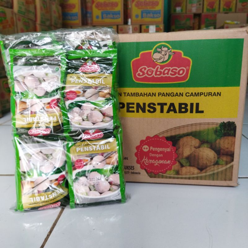 Jual 1 Dus Pengenyal Penstabil Bakso Sobaso 32gr | Shopee Indonesia