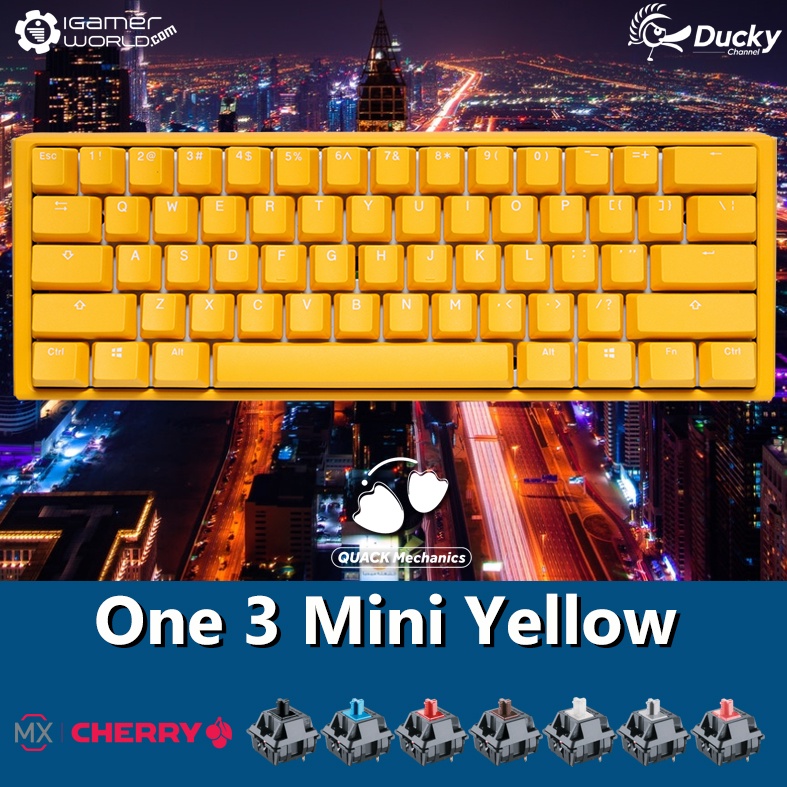 Jual Ducky One 3 Mini Yellow Ducky Hotswap RGB Mechanial Gaming ...