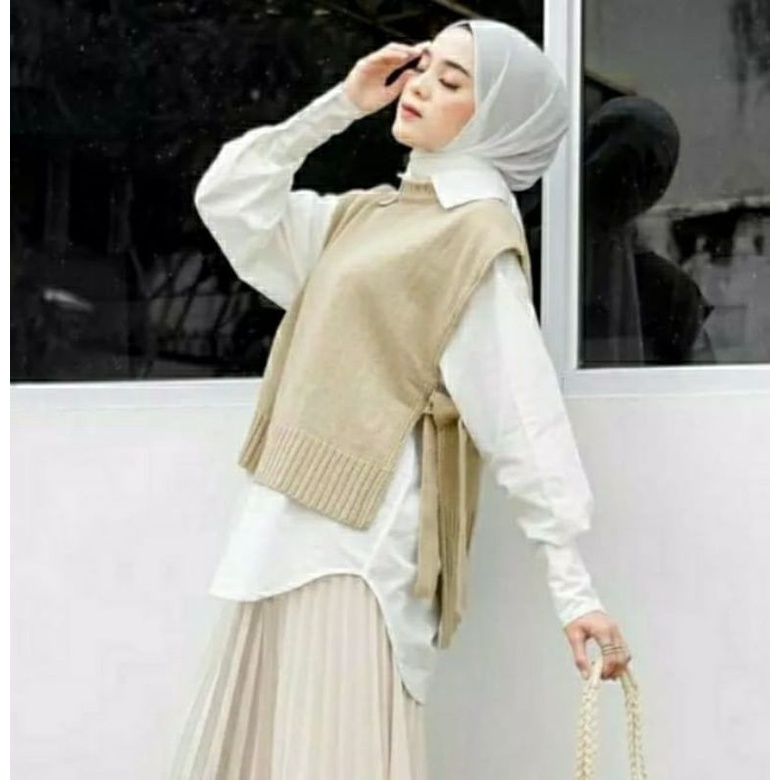 Jual ROMPI VEST KNIT PREMIUM / ANDIN ROMPI TALI RAJUT PREMIUM | Shopee ...