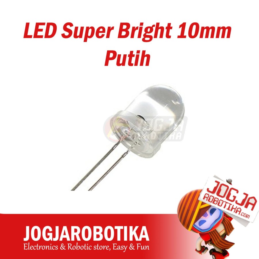 Jual LED Super Bright 10mm Putih | Shopee Indonesia