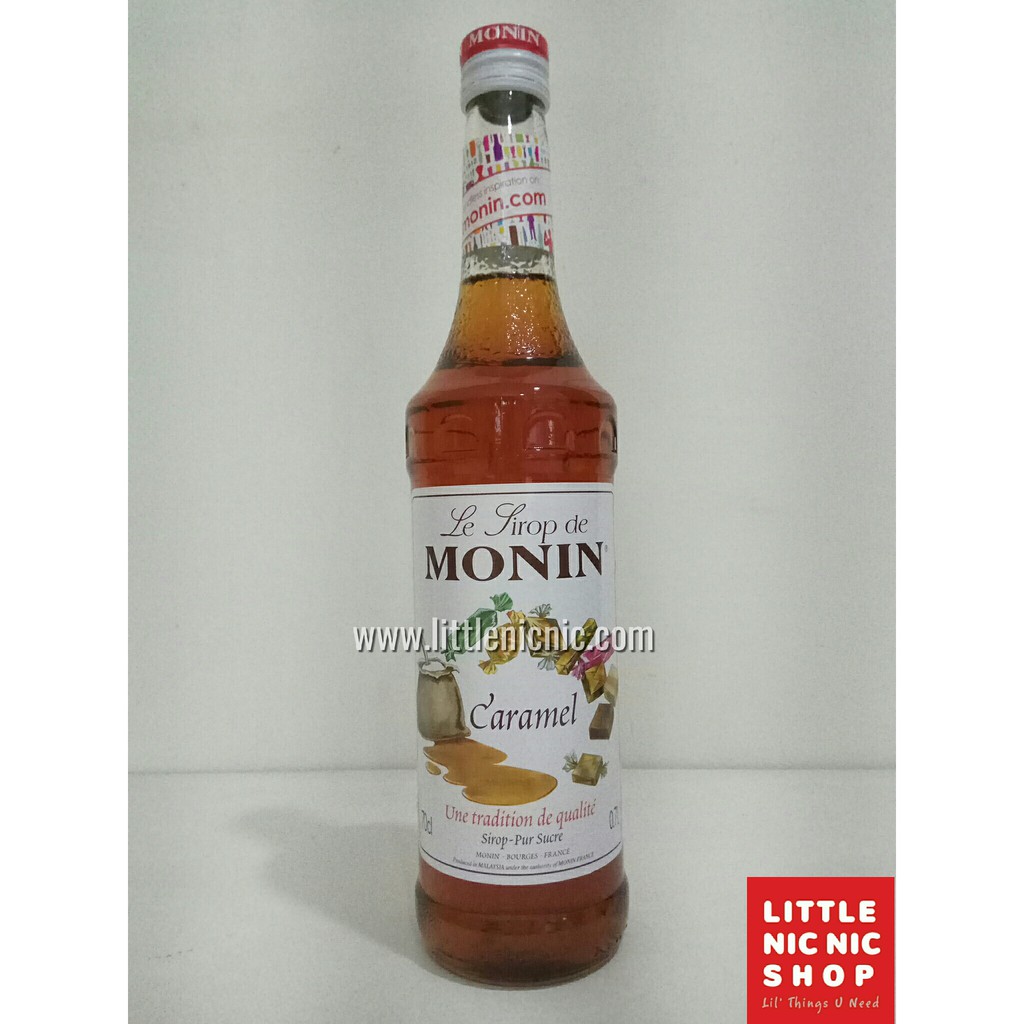 Jual Monin Caramel flavoured syrup 70 CL (700ml) sirup minuman rasa ...