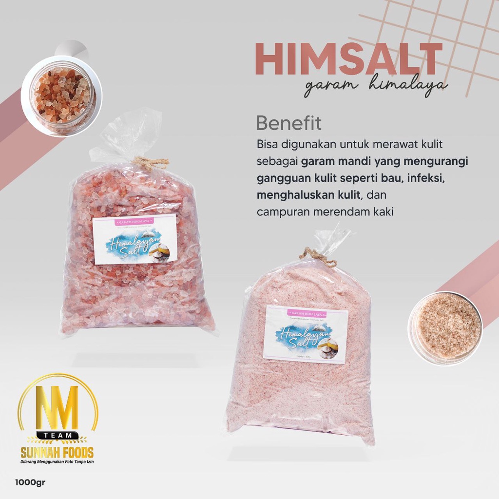 Jual GARAM HIMALAYA - HIMSALT 1Kg | Shopee Indonesia