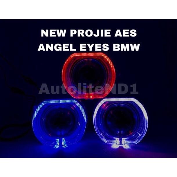 Jual Projector Projie Hid Aes Angel Eyes Bmw Ori Paket Ballast (Pcs ...