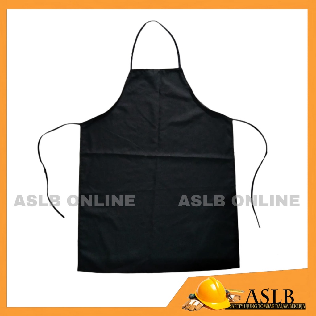 Jual APRON KAIN DRILL HITAM BEST QUALITY ( Size 60 x 90 cm ) | Shopee ...