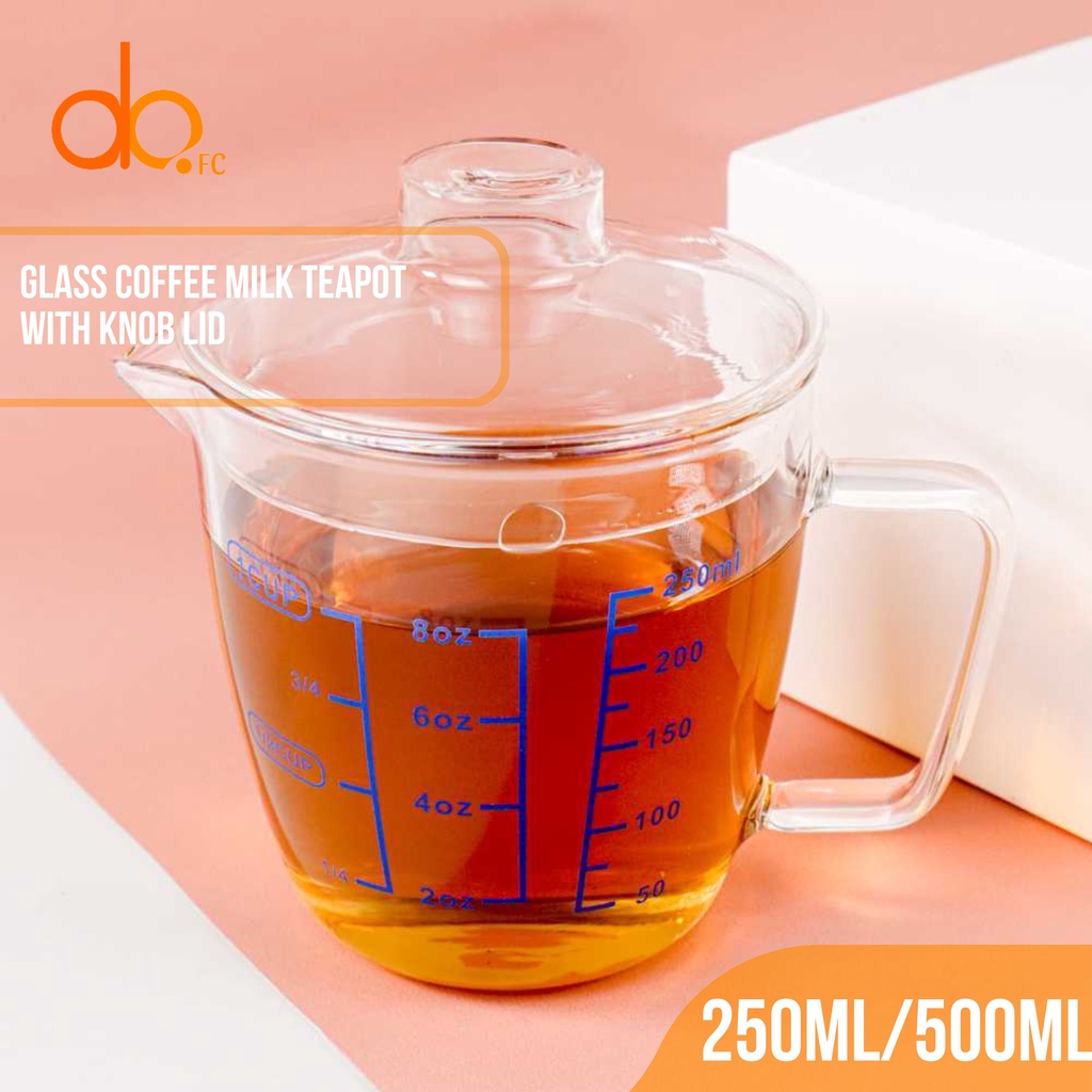 Jual Gelas Teko Susu Takar Ukur Kaca Glass Pitcher Coffee Milk Teapot ...