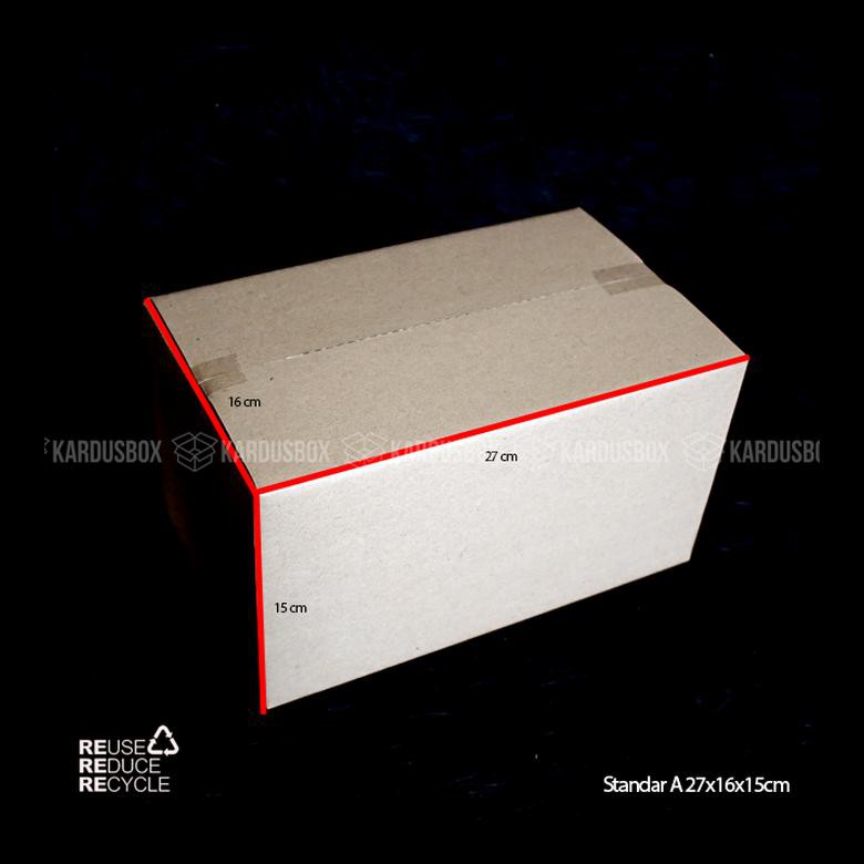 Jual Kardus | Box | Karton | Packaging Standar [27X16X15Cm | Shopee ...