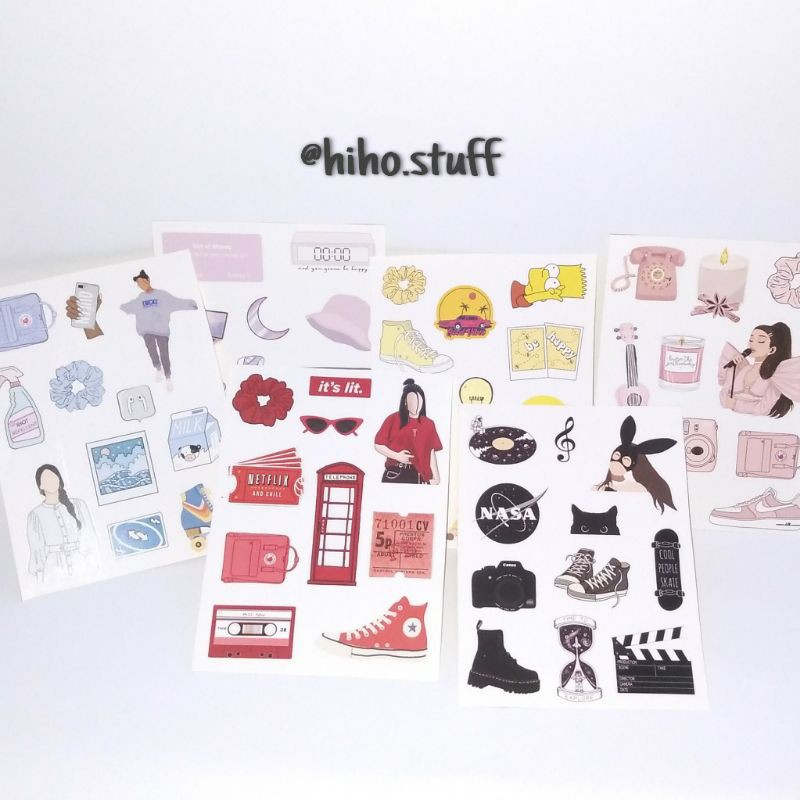 Jual Aesthetic Sticker Pack [READY STOCK] | Shopee Indonesia
