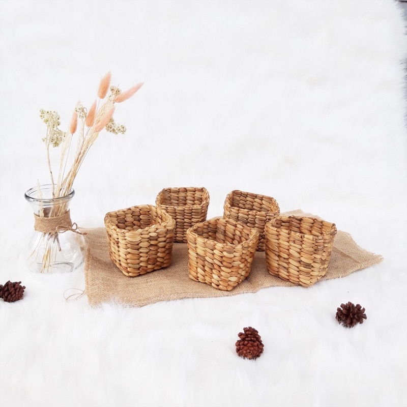 Jual Kotak/Bulat Square Enceng gondok | Shopee Indonesia