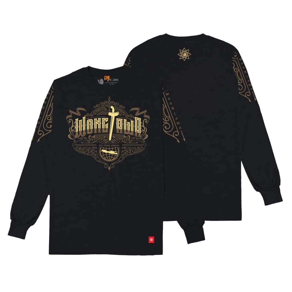 Jual BIJAK JAWA Kaos Wong Jawa Aja Ilang Jawane Lengan Panjang | Shopee ...