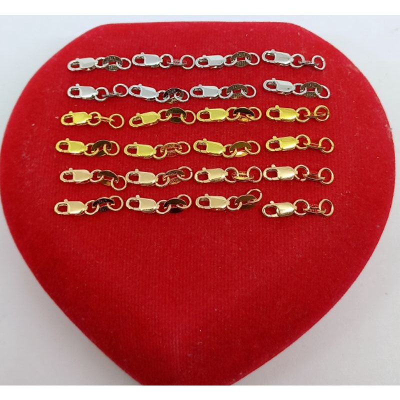 Jual KUNCI PERAK 925 ASLI LAPIS EMAS/KOKOT GELANG DAN KALUNG+CAP 925 ...