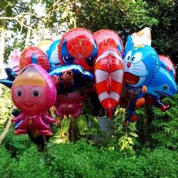 Jual Balon GAS terbang /Balon karakter (Ecer /SATUAN) | Shopee Indonesia