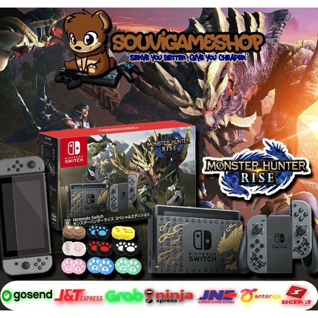 Jual CONSOLE NINTENDO SWITCH MONSTER HUNTER RISE CFW 256GB HANYA 1 DI DUNIA | Shopee Indonesia